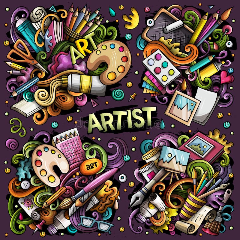 Objects Collage Stock Illustrations – 8,409 Objects Collage Stock ...