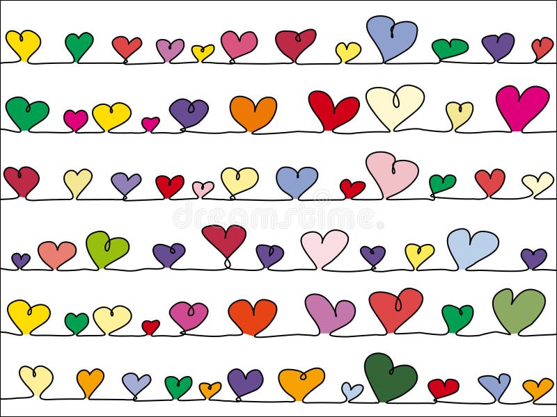 Candy Heart Background stock vector. Illustration of love - 3990118