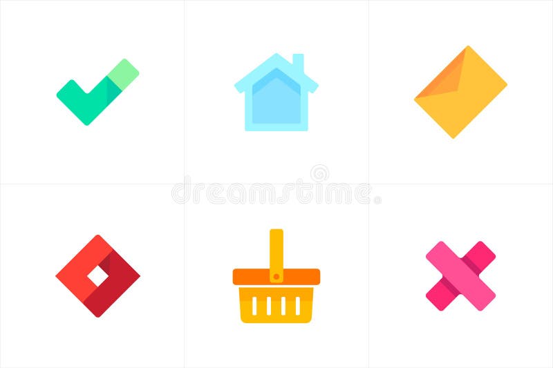 Colorful Inverse Icons Stock Illustrations – 33 Colorful Inverse Icons ...