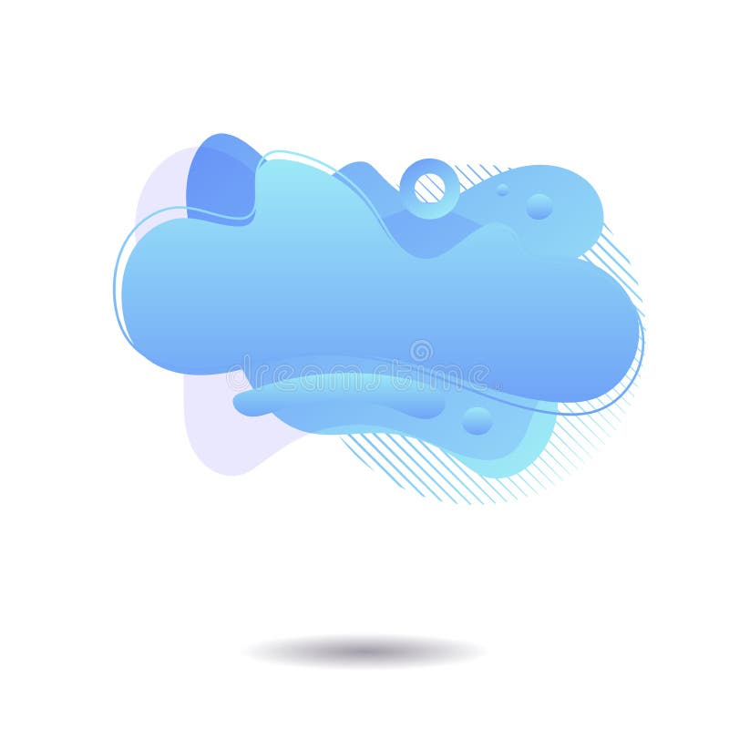 Colorful Vector Illusration. Light Blue Abstract Modern Element Stock ...