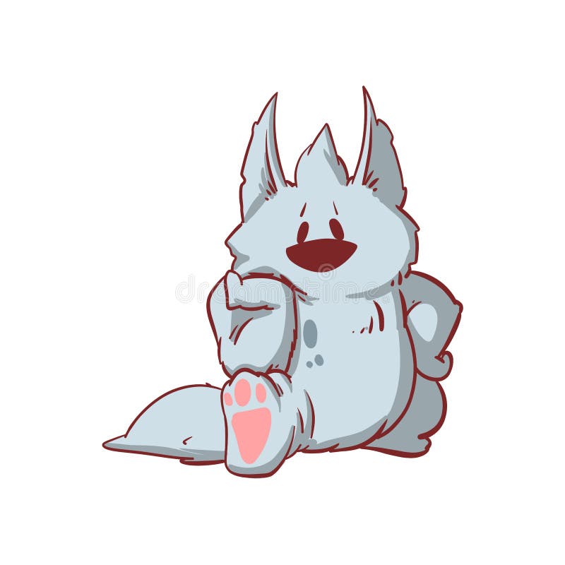 Colorful Vector Illustration of a Tiny Werewolf Stock Vector - Illustration of cartoon, idea ...