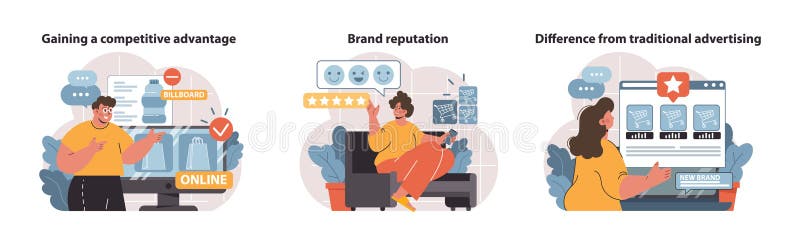 Colorful Vector Illustrations Capture the Essence of Gaining a ...