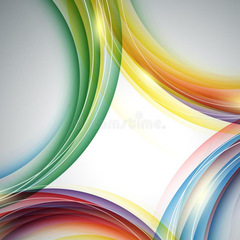 Colorful Vector Rainbow Backdrop Stock Vector - Illustration of beauty ...