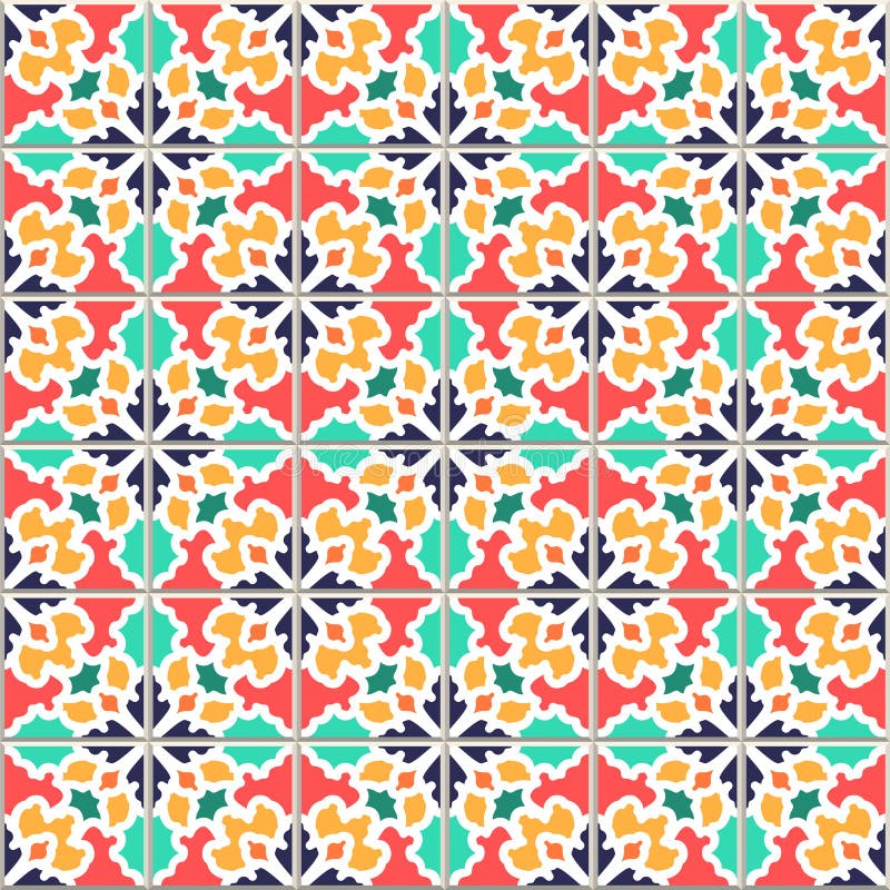 Ceramic Pattern Indian Floor Tiles Stock Illustrations – 918 Ceramic ...