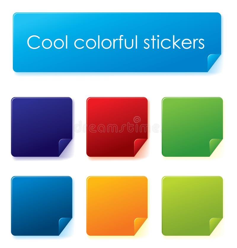 Colorful vector buttons stock vector. Illustration of green - 5937241