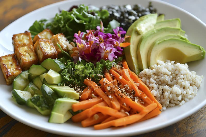 Colorful Vegan Options for Every Meal of the Day Stock Photo - Image of ...