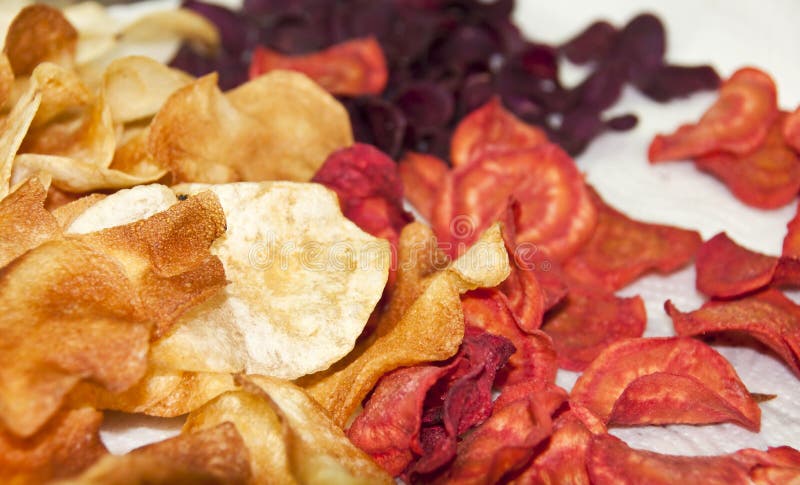 Colorful vegetable crisps stock photo. Image of cook - 69831122