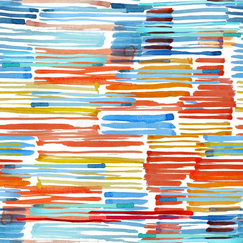 Colorful Vertical Brush Strokes Strips Seamless Pattern Stock ...