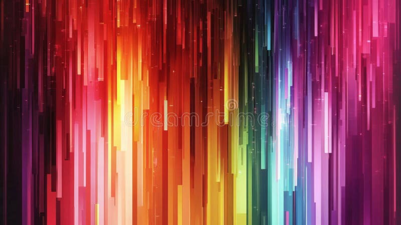 Colorful Vertical Streaks Create a Vibrant Backdrop for Art and Design Projects in Various ...