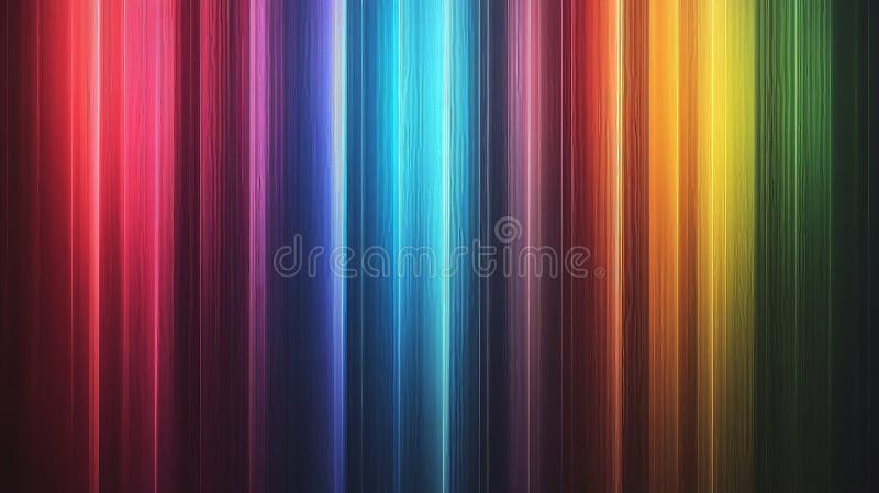 Colorful Vertical Stripes Creating Vibrant Spectrum Background Stock ...