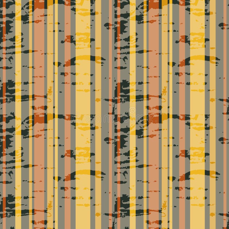 Colorful Vertical Stripes. Grunge Seamless Pattern Stock Vector ...