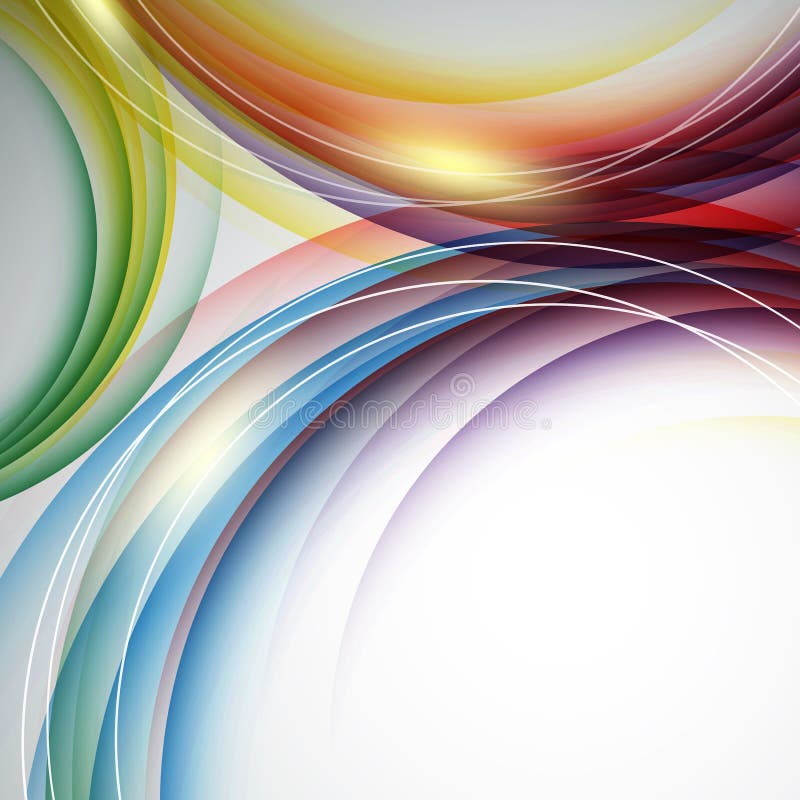 Colorful Vertical Vector Template with Swirls Stock Vector ...