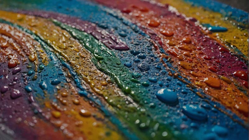 Colorful Vibrant Abstract Art Stock Image - Image of water, watercolor ...