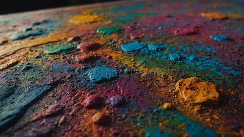 Colorful Vibrant Abstract Art Stock Image - Image of mist, stormy ...