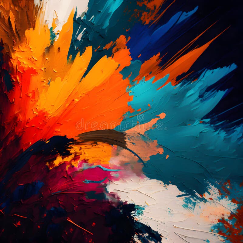 Colorful, Vibrant Abstraction Background that is a True Explosion of ...