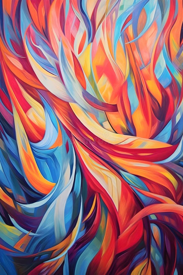 Colorful, Vibrant Abstraction Background that is a True Explosion of ...