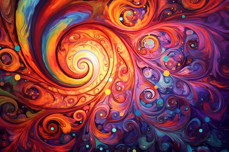 Colorful, Vibrant Abstraction Background that is a True Explosion of ...