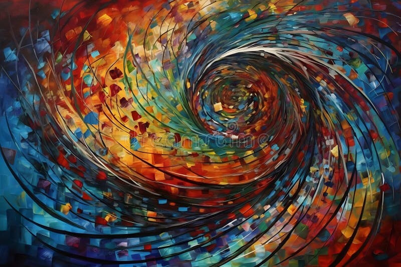 Colorful, Vibrant Abstraction Background that is a True Explosion of ...