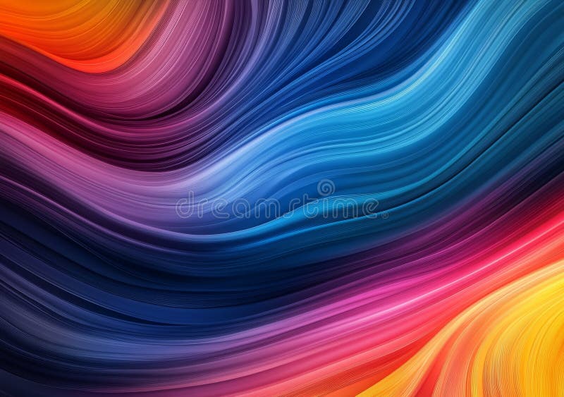 Colorful, Vibrant, and Dynamic Abstract Background in Line Art Style ...