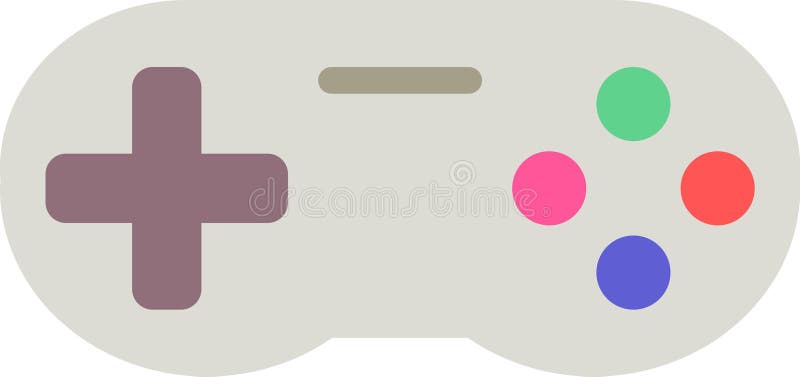 Colorful Video Game Controller. Video Game Controller Icon. Stock ...