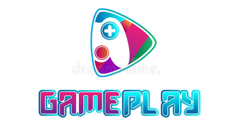 Colorful Video Game Controller or Joystick Flat Vector Illustration ...