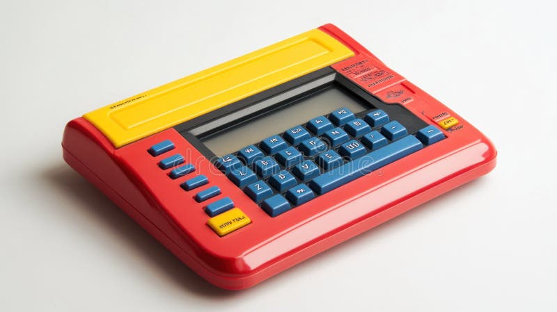 Vintage Educational Toy, Spelling Aid Device Stock Illustration ...