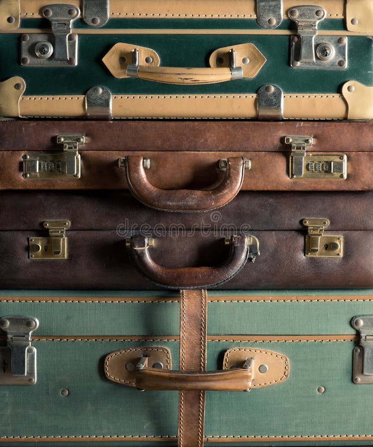 Old suitcases stock photo. Image of history, move, baggage - 1214596