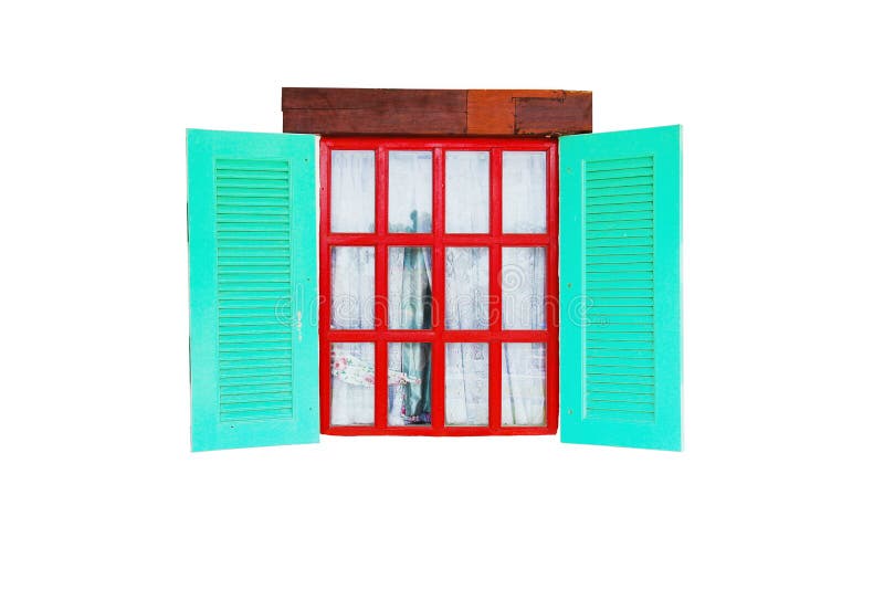 Colorful vintage window stock photo. Image of design - 32964978