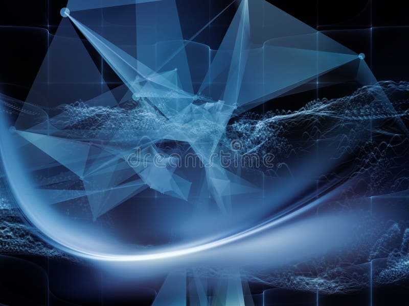 Colorful Virtual World stock photo. Image of line, stream - 221081318