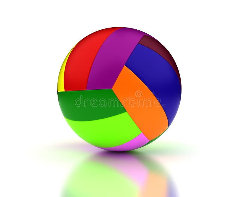 Volleyball stock vector. Illustration of background, ball - 22450026