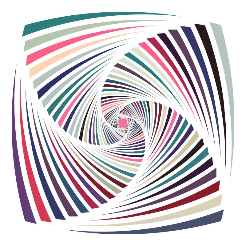 A Colorful Vortex Pattern Design Background Stock Vector - Illustration ...