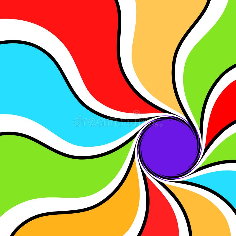 Colorful Vortex stock vector. Illustration of pattern - 48009279