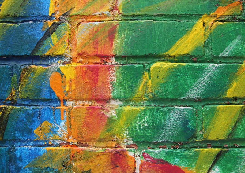 Colorful wall stock photo. Image of design, artistic - 24061128