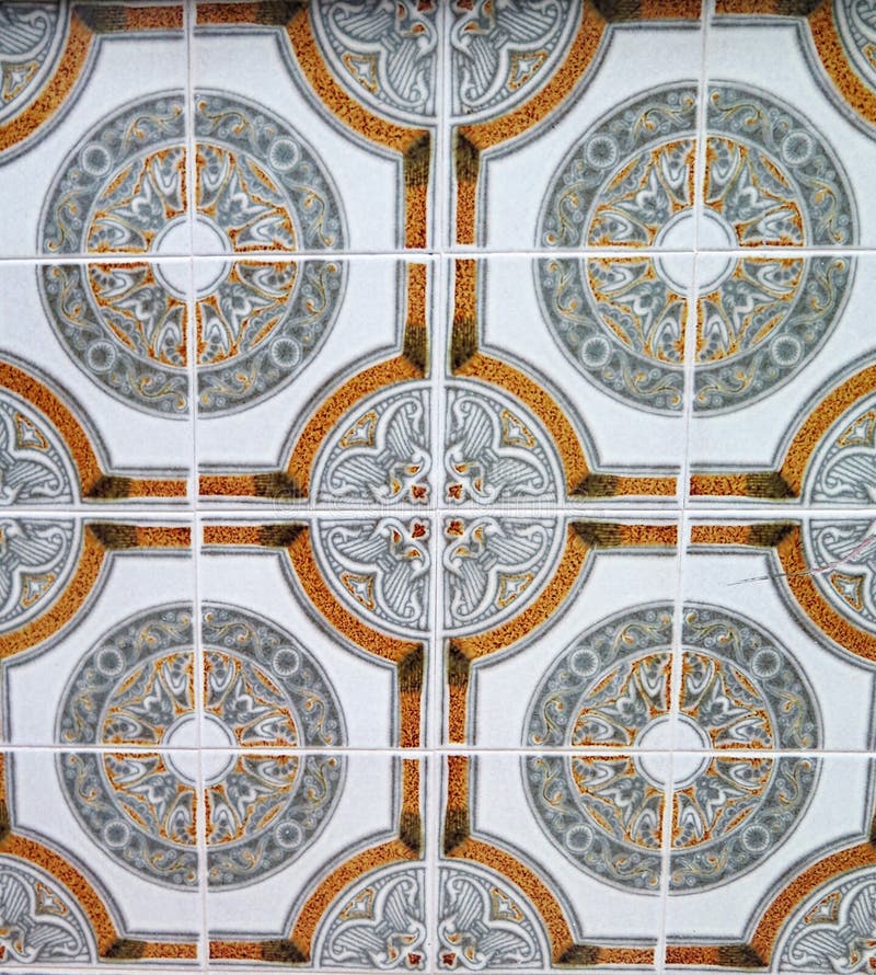 Colorful wall tiles stock image. Image of retro, elements - 89742241