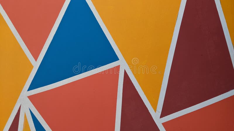 Wallpaper with Irregular Triangular Motifs Stock Photo - Image of ...