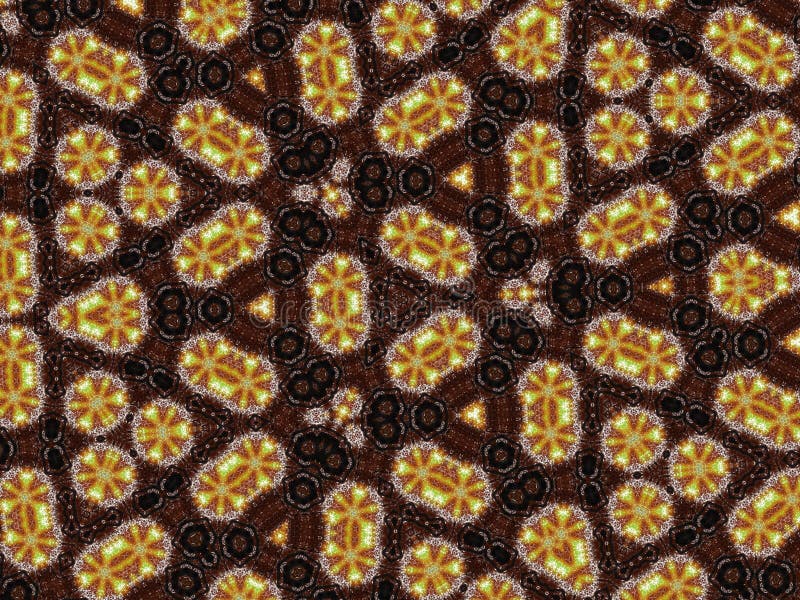 Colorful Wallpaper in Brown Colors and Triangular-shaped Patterns Stock ...