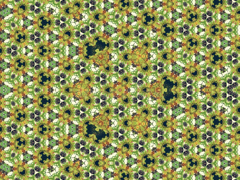 Colorful Wallpaper in Green Colors and Triangular-shaped Patterns Stock ...