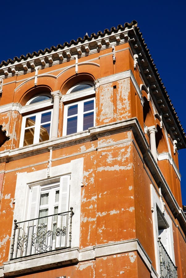 Colorful Warm Architecture in Seville Stock Image - Image of travel ...