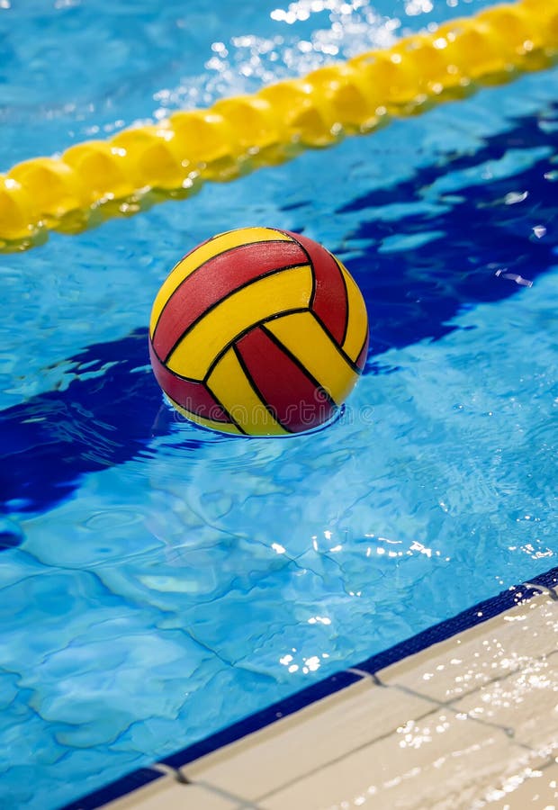 Colorful Water Ball in Swimming-pool Stock Image - Image of hungary ...