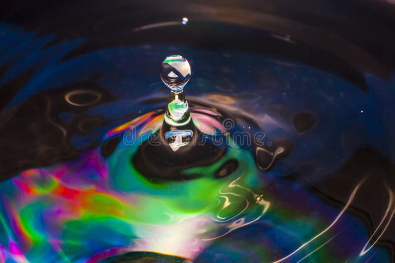 Colorful Water drop stock photo. Image of colorful, bright - 40777174