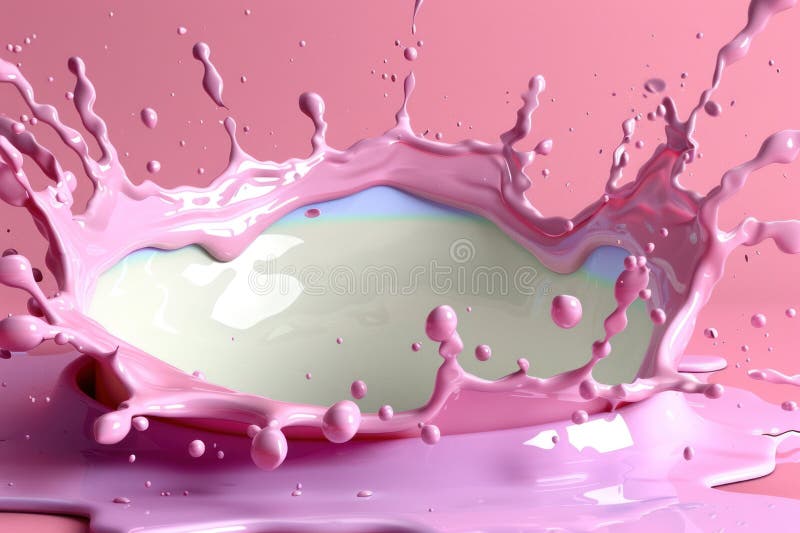Colorful Water Drop Frame Isolated on White Background Stock ...