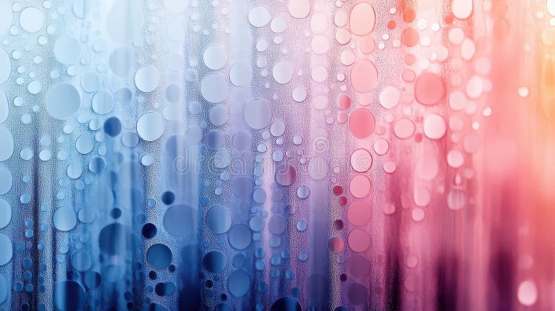 Colorful Water Droplets Create a Vibrant Backdrop Stock Image - Image ...