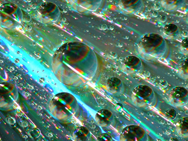 Colorful water drops stock image. Image of yellow, green - 13228999