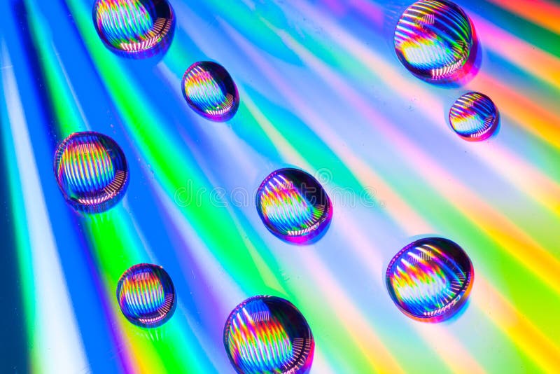 Colorful water drops stock image. Image of raindrop, multicolor - 56506453