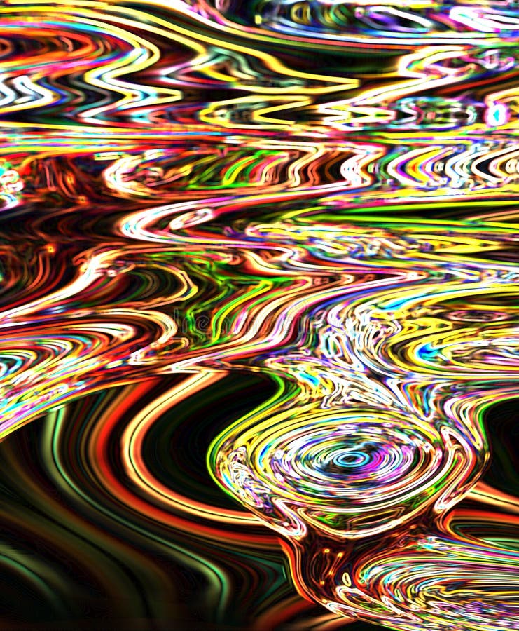 Colorful Ripples stock illustration. Illustration of colorful - 117644747