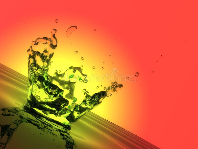 Rainbow Water Drop Splash stock photo. Image of color - 3536018