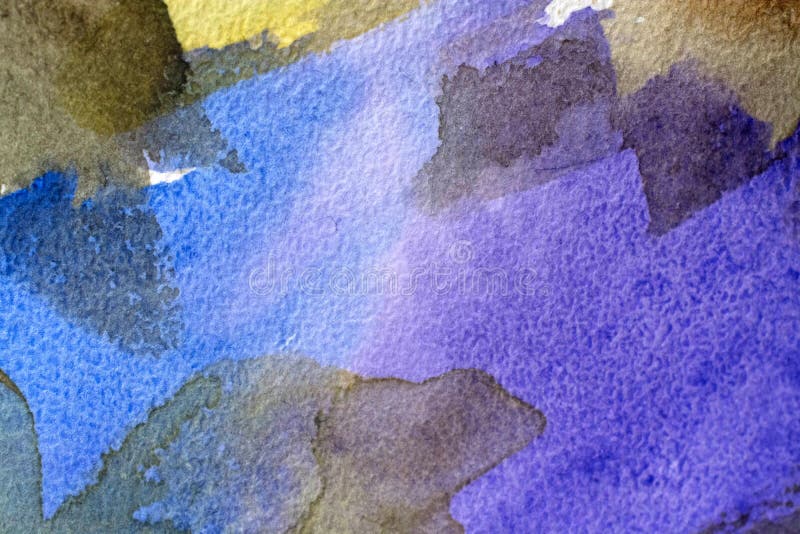 Colorful Watercolor Background Wet Stock Image - Image of paper ...