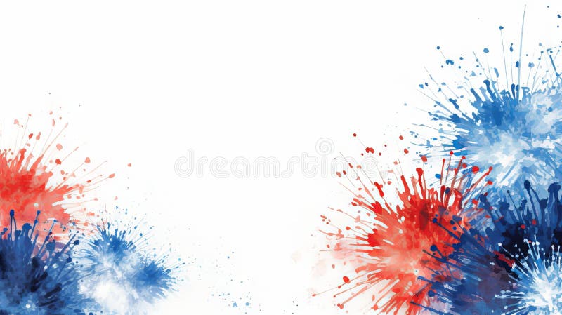 July 4th Fireworks Border Stock Illustrations – 279 July 4th Fireworks ...