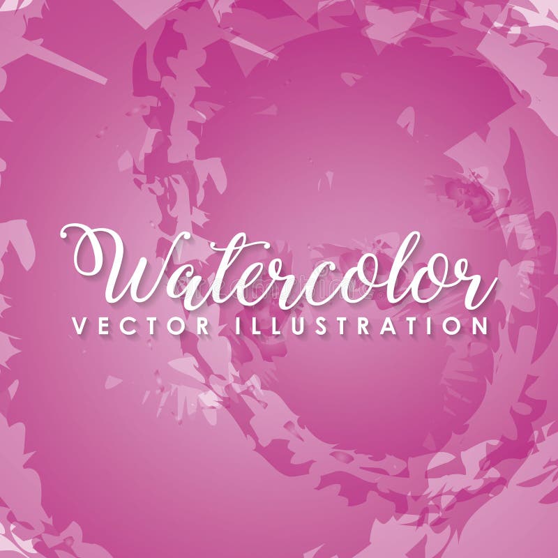 Colorful watercolor design stock illustration. Illustration of design ...
