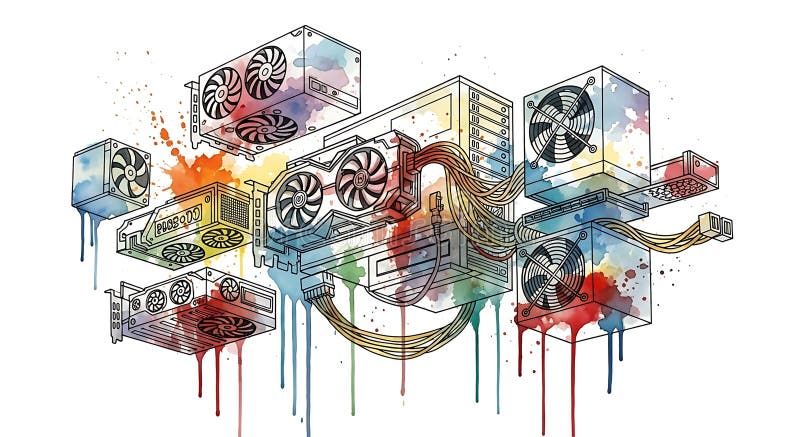 Gpu Graphics Processing Units Stock Illustrations – 54 Gpu Graphics Processing Units Stock ...